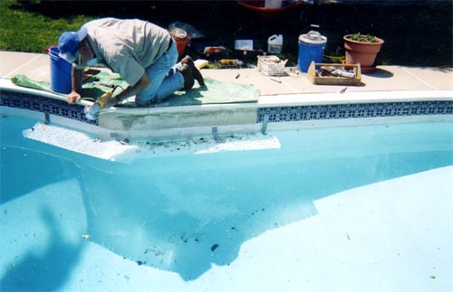 Pool Tile Repairs and Handrails in Delaware